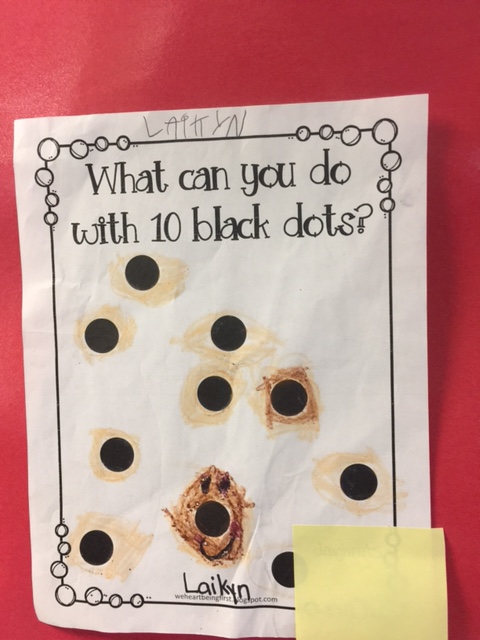 We Heart Being First!: Ten Black Dots Book Extension