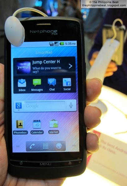 The Philippine Beat: Netphone: Smart's affordable smartphone