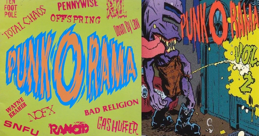 Melodic Punk Style : Punk-O-Rama Vol. 1 + Vol. 2 medley