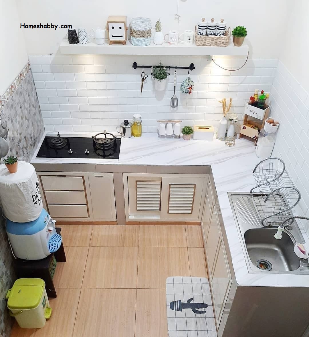 Desain Dapur Cozy 3 x 2 M, Meski Kecil Tetap Bikin Masak Tambah Asik ...