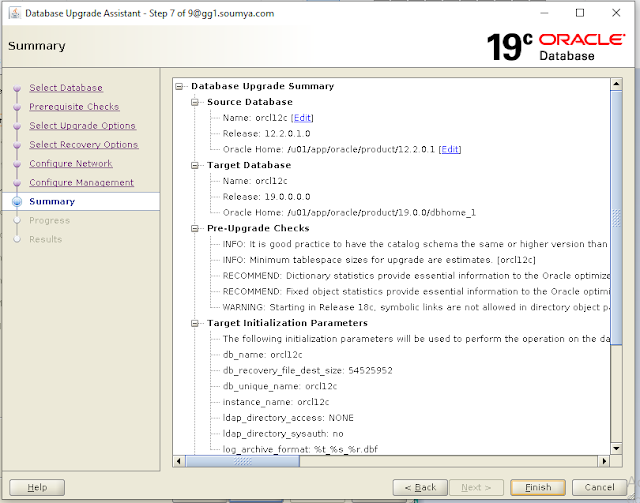 Soumyas Database Blog Oracle Database Upgrade From 12c To 19c Using Dbua