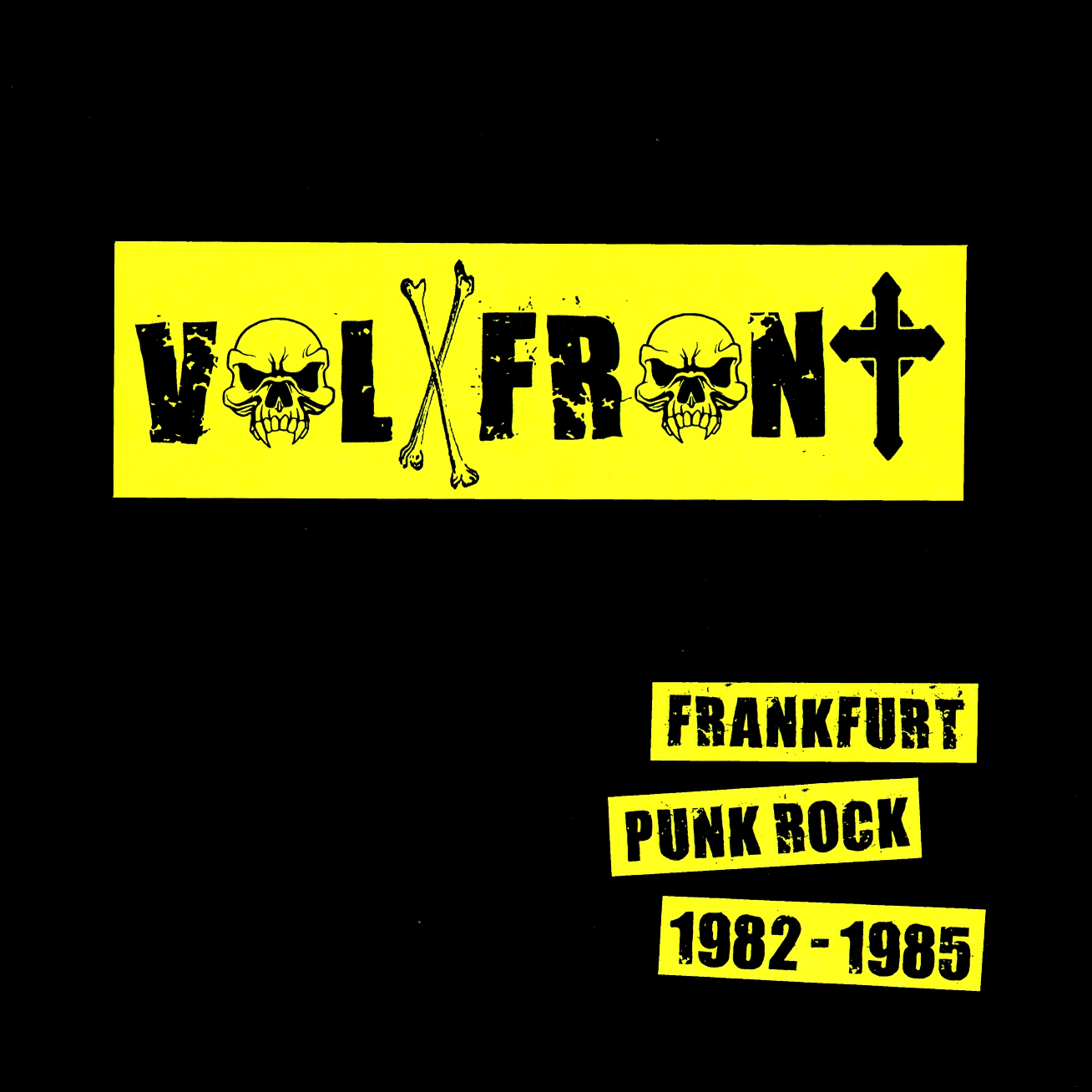 Pr☠vinzkacke: Vølxfrønt - Frankfurt Punk Rock 1982-1985 LP