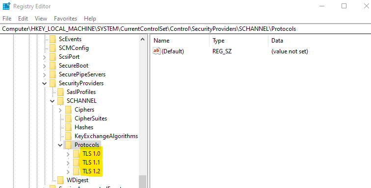Vinod Danekar: Disabling TLS 1.0, TLS 1.1 and enabling TLS 1.2 on ...