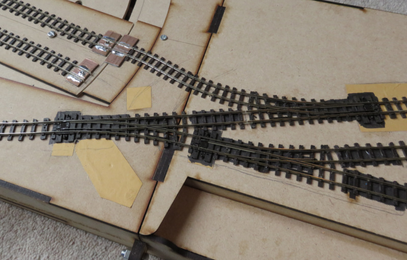 Michael's Model Railways: Baseboard modules and track laying