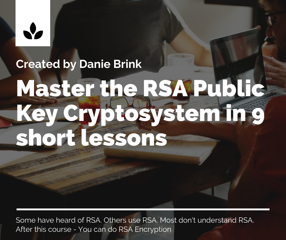 Great example of real life application of Number Theory.