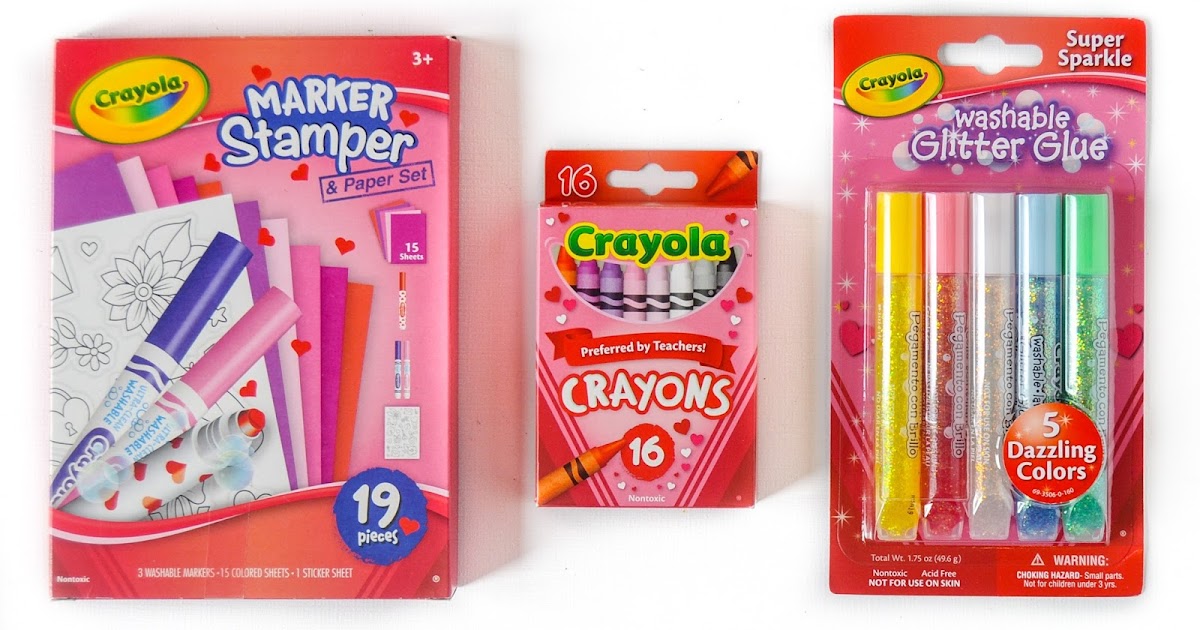 Crayola Valentine's Collection: What's Inside the Box | Jenny's Crayon ...