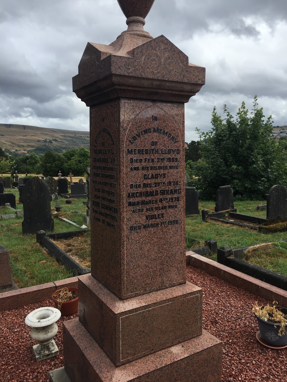 Let's Add Sprinkles: Visiting Wales And Cemetery Hunting