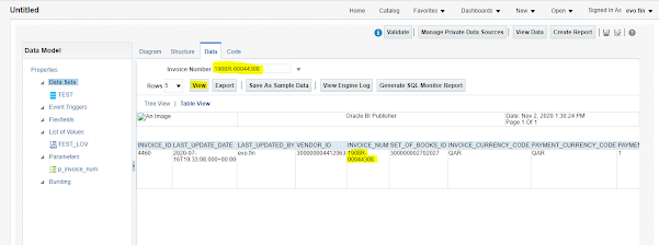 Oracle Application: Oracle Fusion BIP Report: How to Create Data Model ...