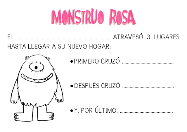 LA MESA DE MI SEÑO: CUENTO 10: MONSTRUO ROSA