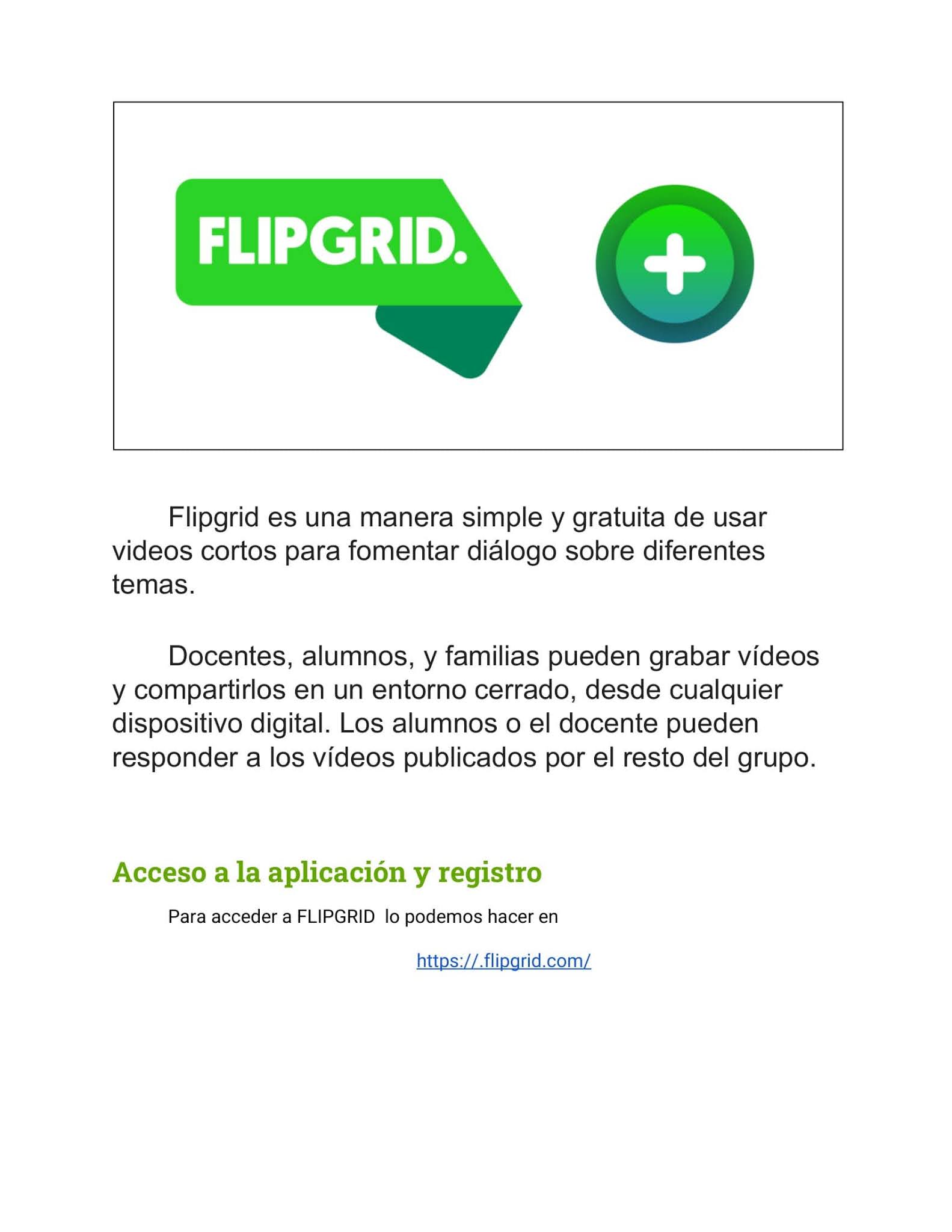 Educación y Tecnología: TUTORIAL DE FLIPGRID