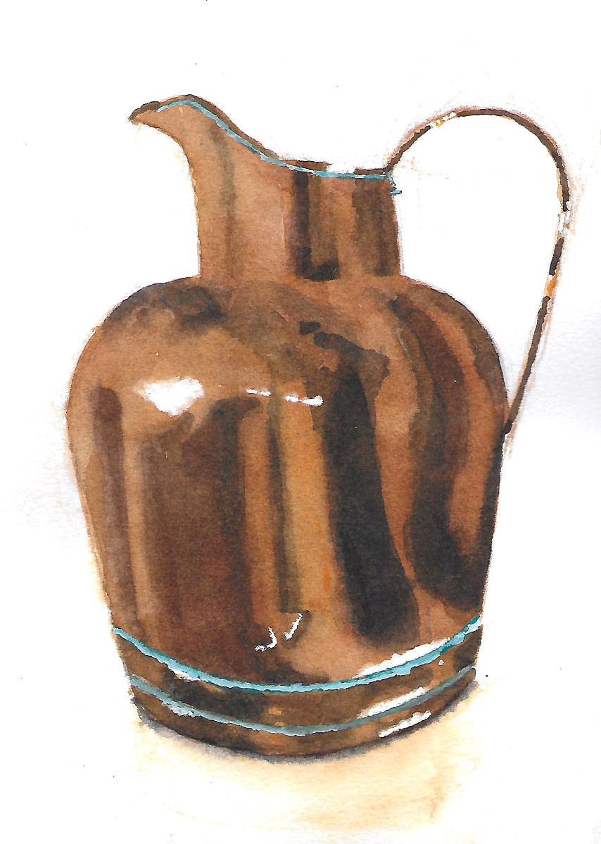 Learning to draw: Learning to see: Brass, Gold, Copper And Bronze