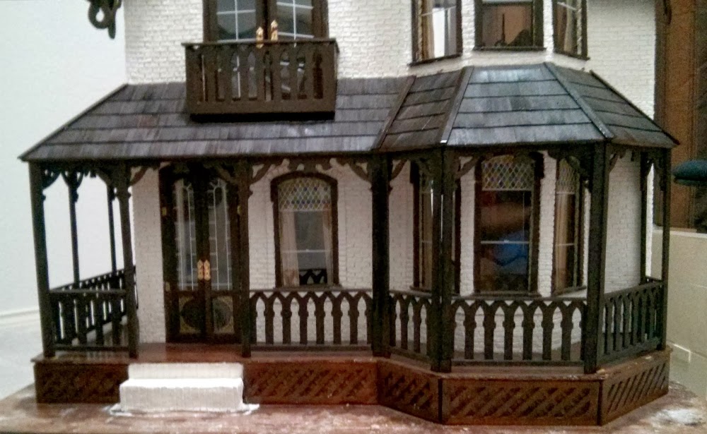 The Garfield Blog: Wrap-Around Porch Railing and Gingerbread Trim