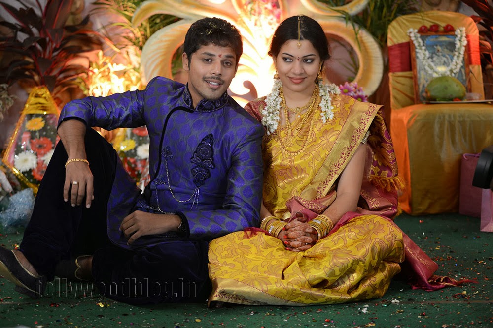 Nandu Geetha Madhuri Engagement Photos Stills