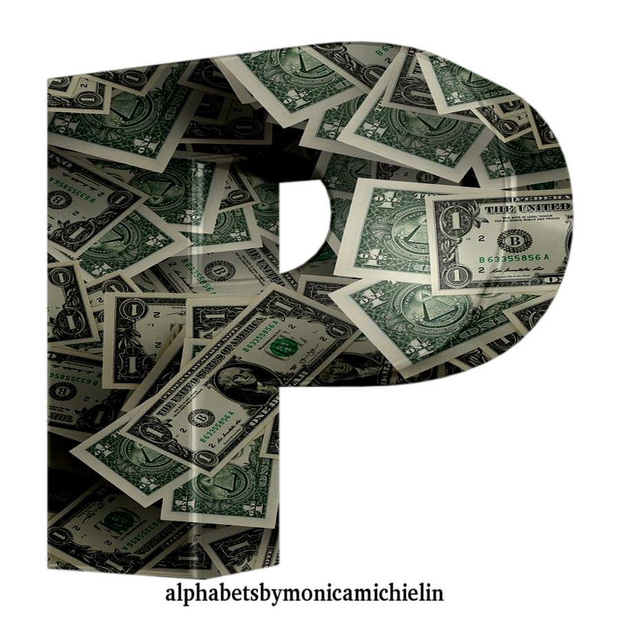 M. Michielin Alphabets: DOLLAR ALPHABET PNG, #dollar, #love, #jesus