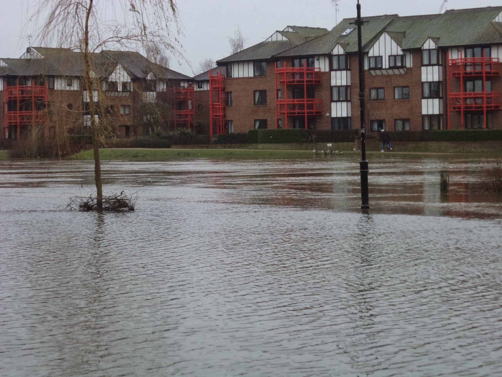 Texture Trail: River Thames in Flood at Reading