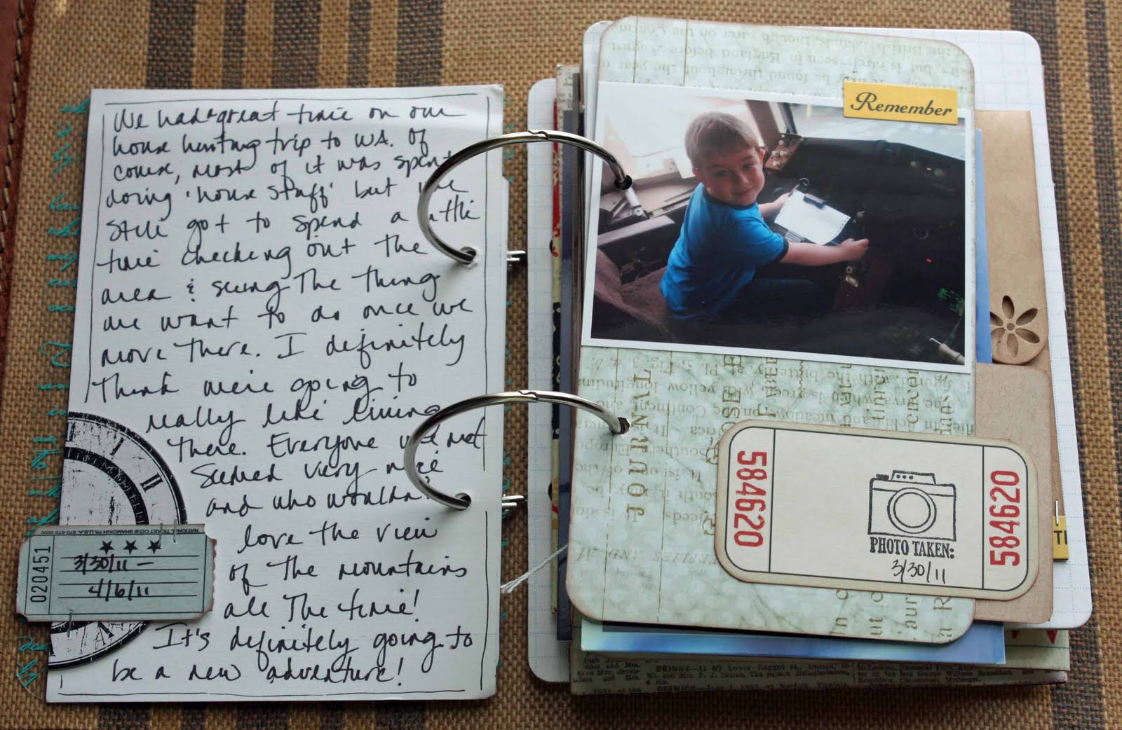 me & my scraps: travel album {after - part 1}