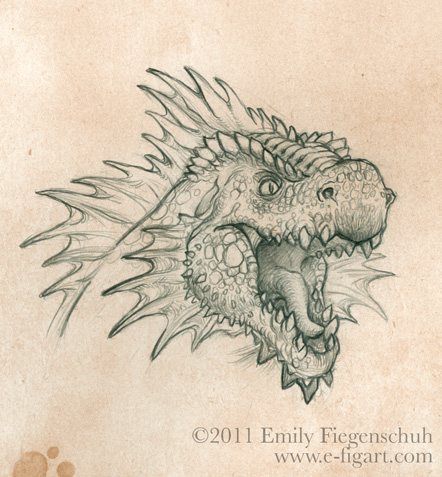 Fabled Earth: The Art of Emily Fiegenschuh: More Creature Sketches