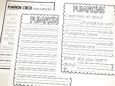 Main Topic and Key Details with Pumpkin Circle Interactive Read Aloud ...