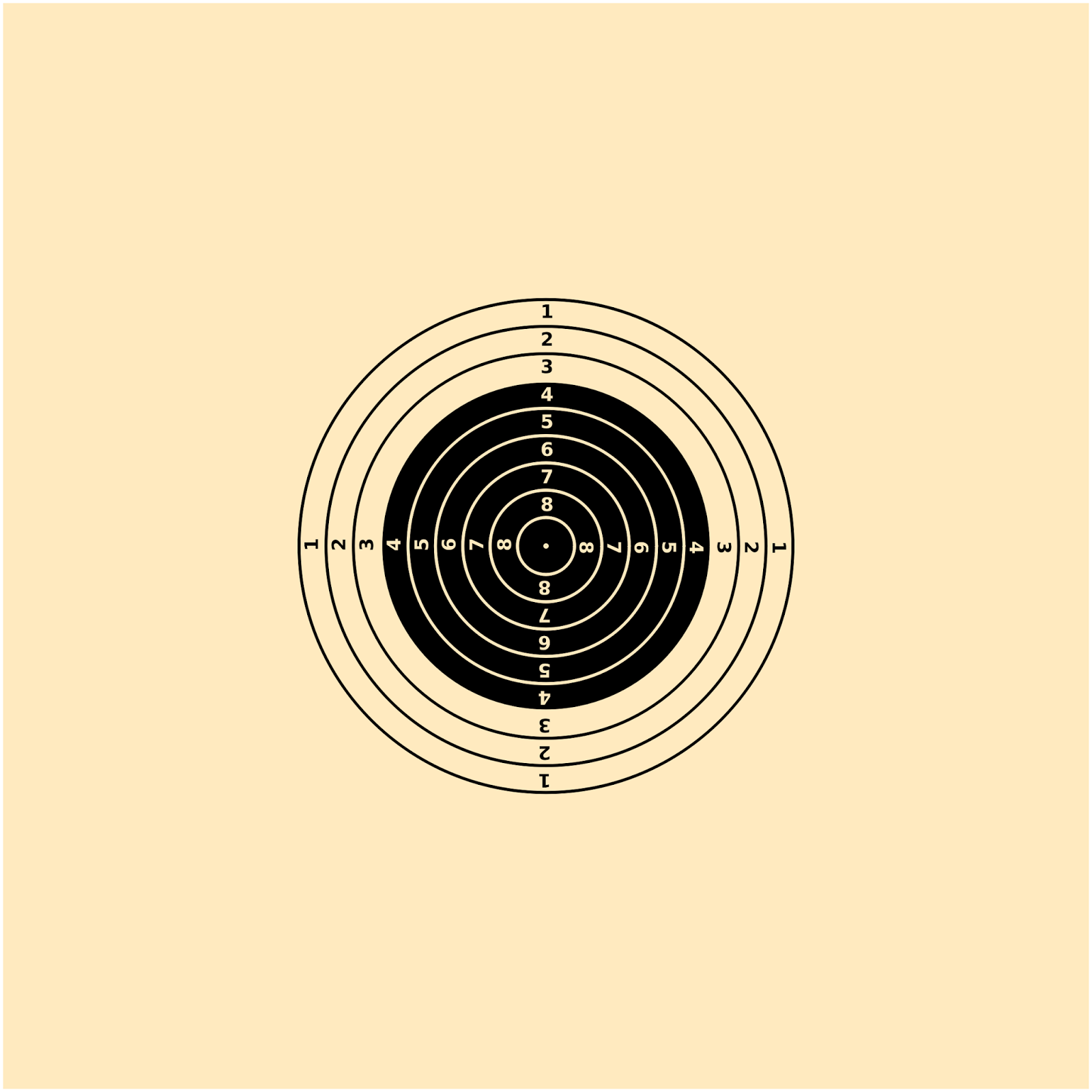 Shooting Targets: 10m 10x10 Target