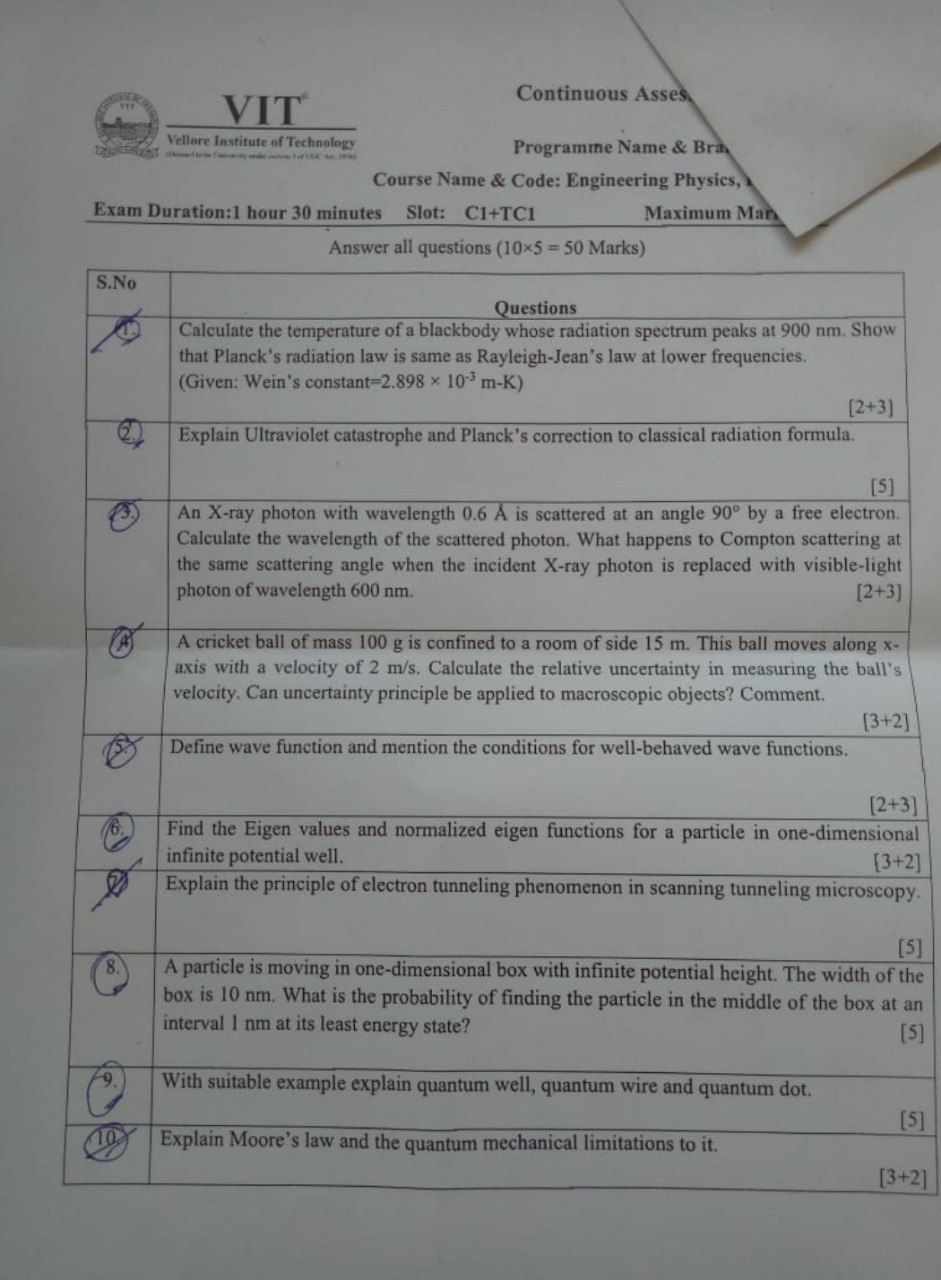 VIT Papers Engineering Physics vit-papers-engineering-physics