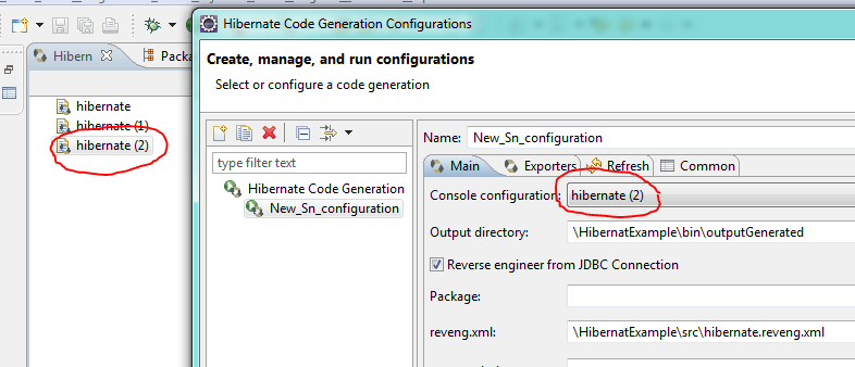 Hibernate Reverse Engineering Tutorial For Eclipse To Generate Java Classes From Oracle Db