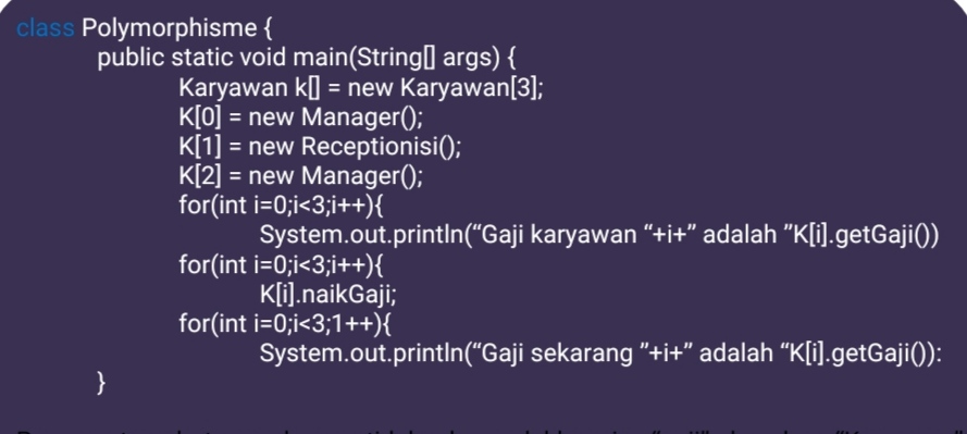 LAPORAN PRAKTIKUM JAVA MATERI III