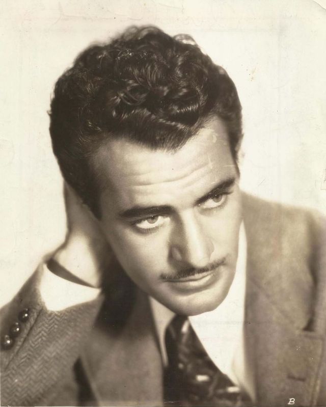 40 Portrait Photos of a Young and Handsome Mexican Actor Gilbert Roland ...