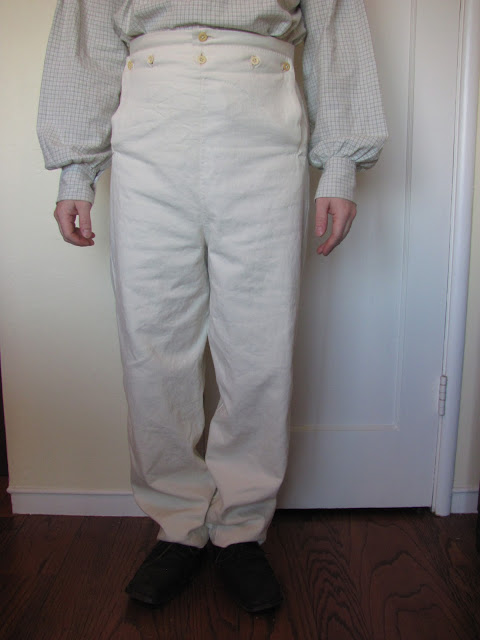 A.J. Keehan, Seamster: 1840s Military Broadfall Trousers!