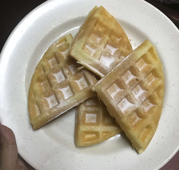 Resepi Waffle Rangup & Gebu Macam Dekat Kedai