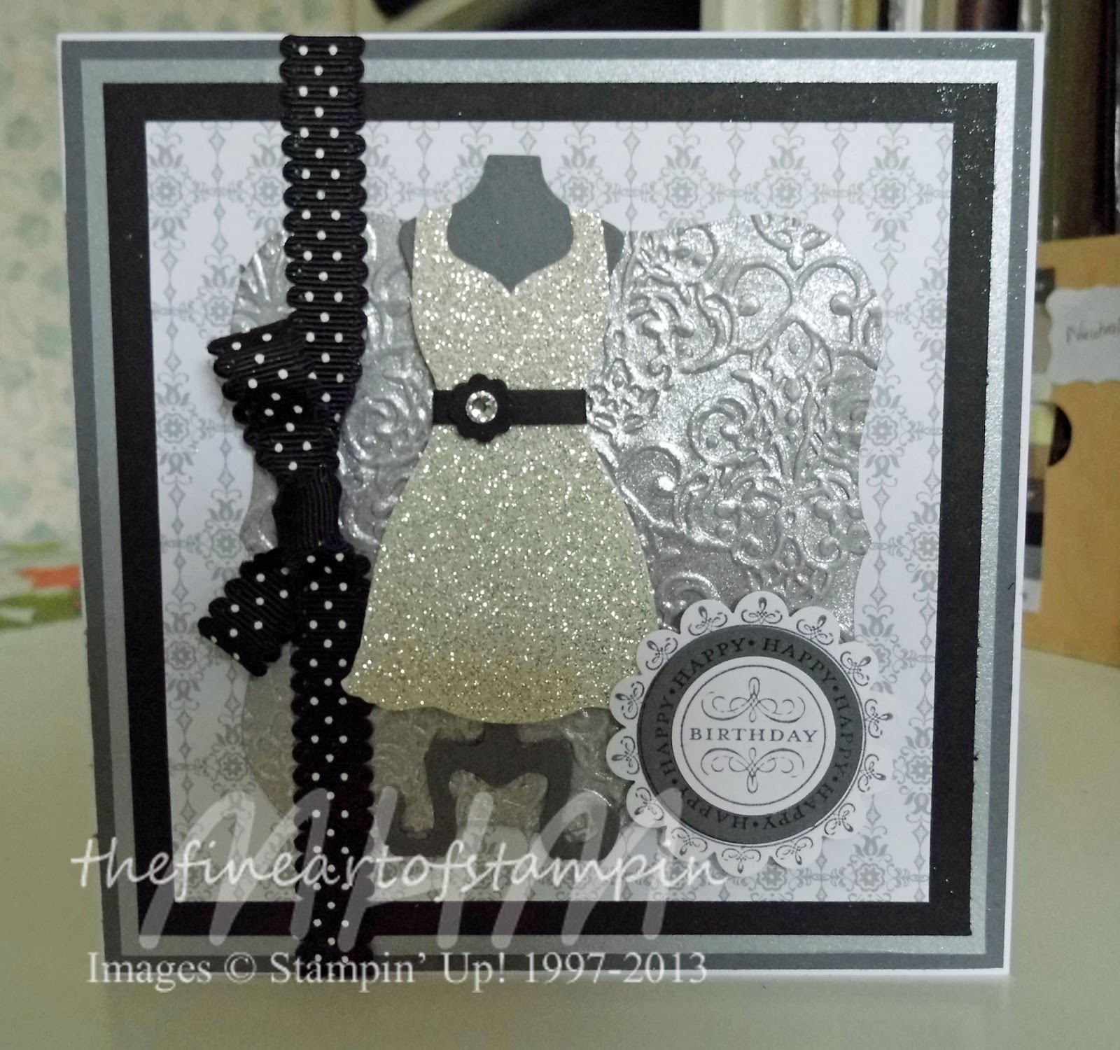 The Fine Art of Stampin': Dress up birthday card
