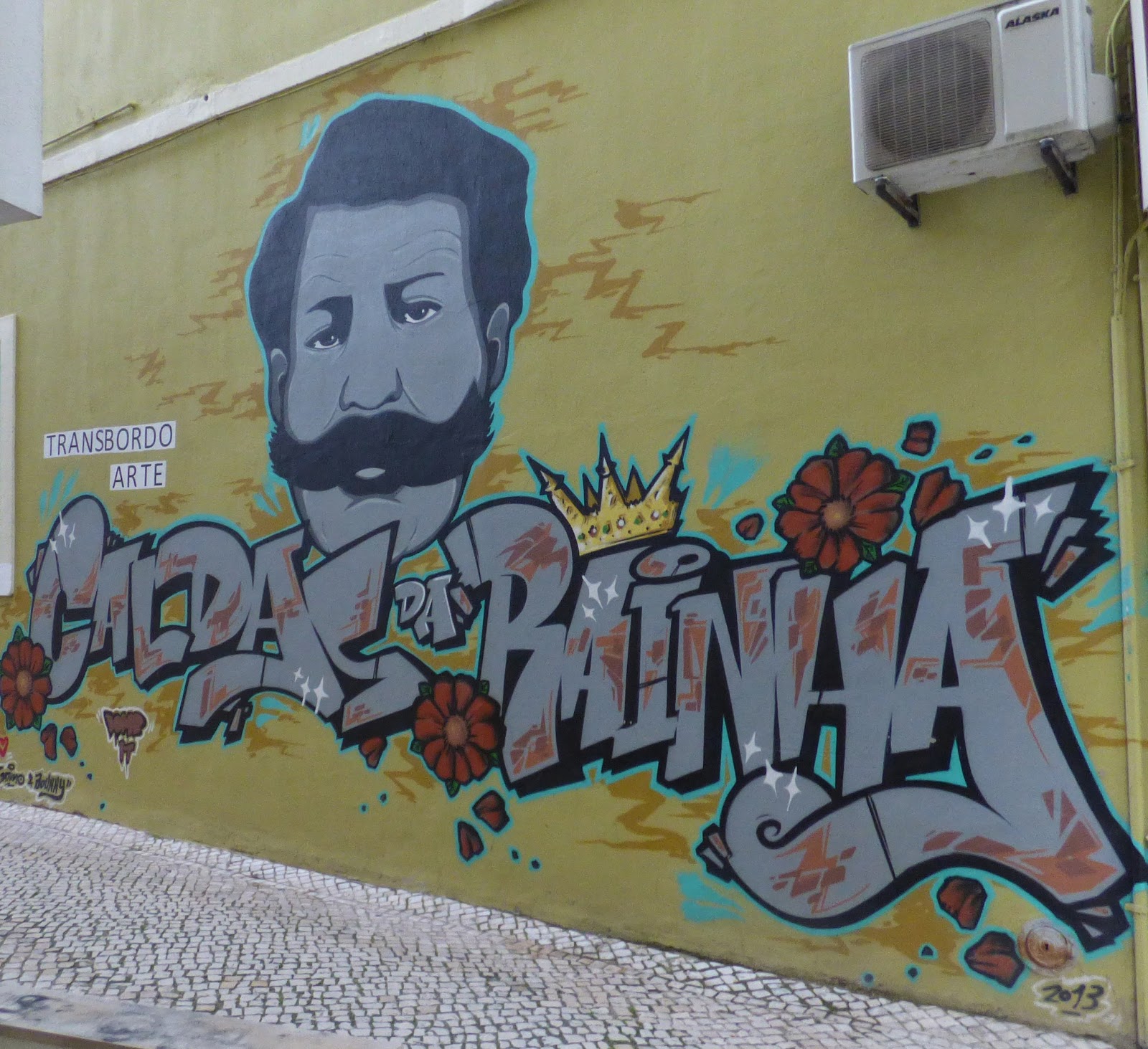 Viajar e descobrir - Centro: Caldas da Rainha - pintura mural "Caldas ...