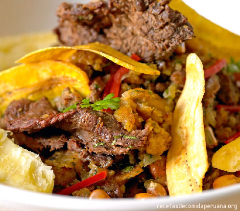 SECO DE CHAVELO ~ RECETAS DE COMIDA PERUANA