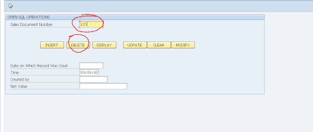 SAP TECH: Open Sql Statements