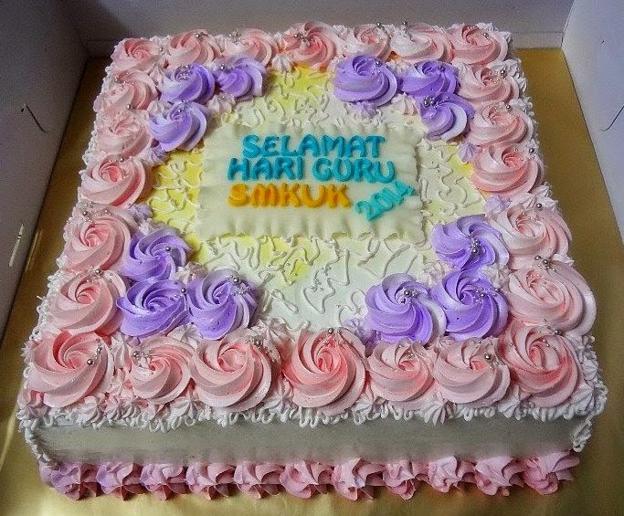 Dari Dapur Rin @ Simply Sweet & Cheezy: Kek Hari Guru