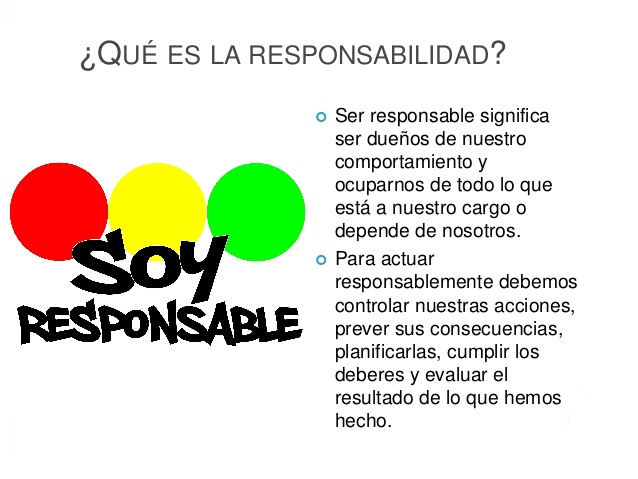 CREAMOS PAZ: LA RESPONSABILIDAD