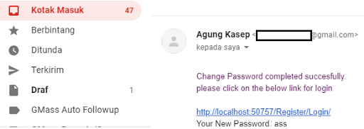 Membuat User, Password, confirmation email di ASP NET MVC - AGUNG TUTORIAL