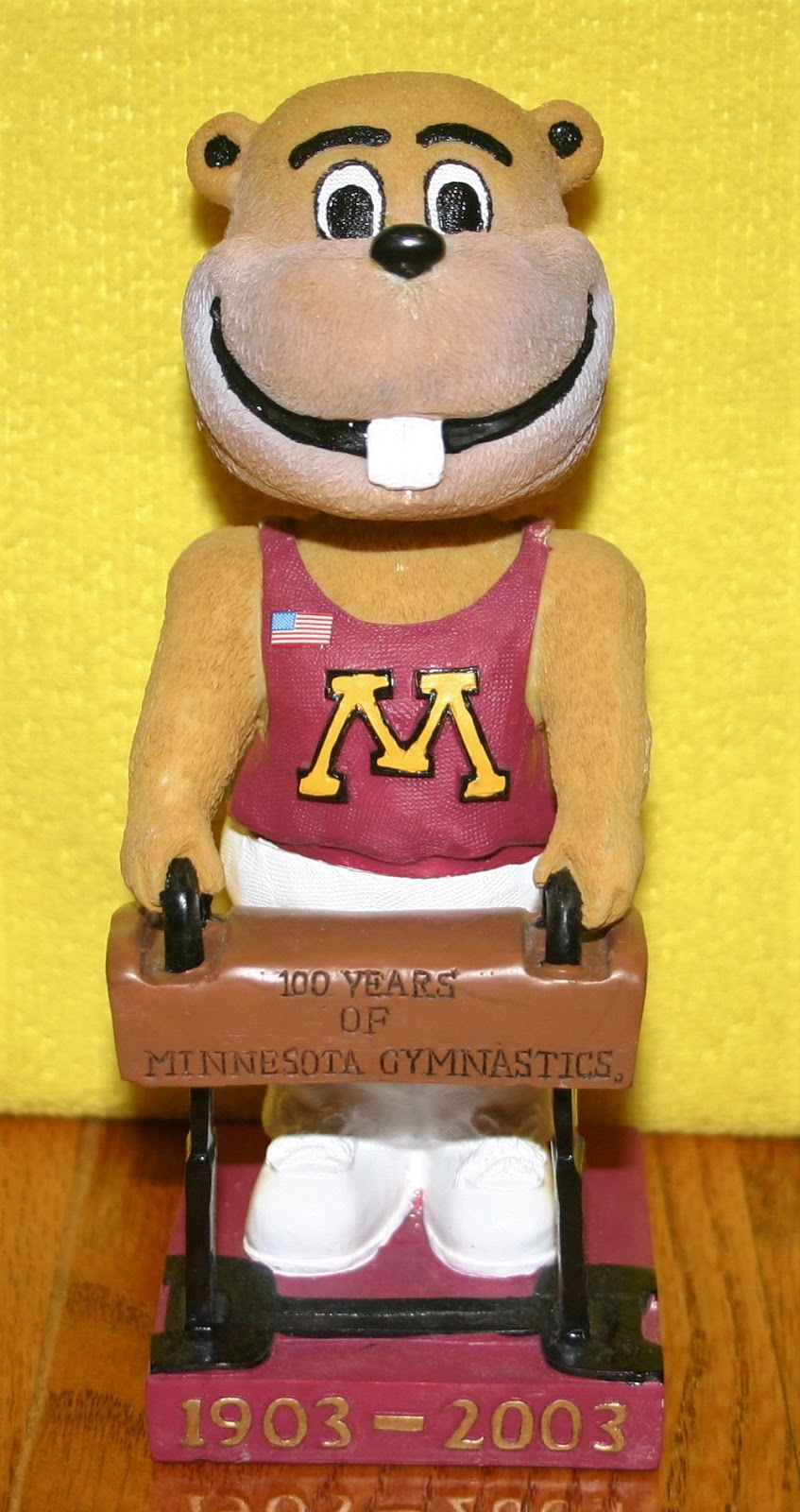 Goldy Gopher Bobbleheads and University of Minnesota Bobbleheads: Goldy ...