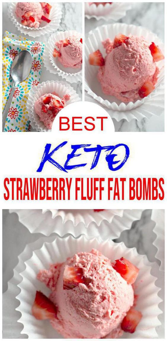 5 Ingredient Keto Strawberry Fat Bombs – BEST Cream Cheese Strawberry ...