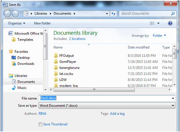 Mengaktifkan Microsoft Word