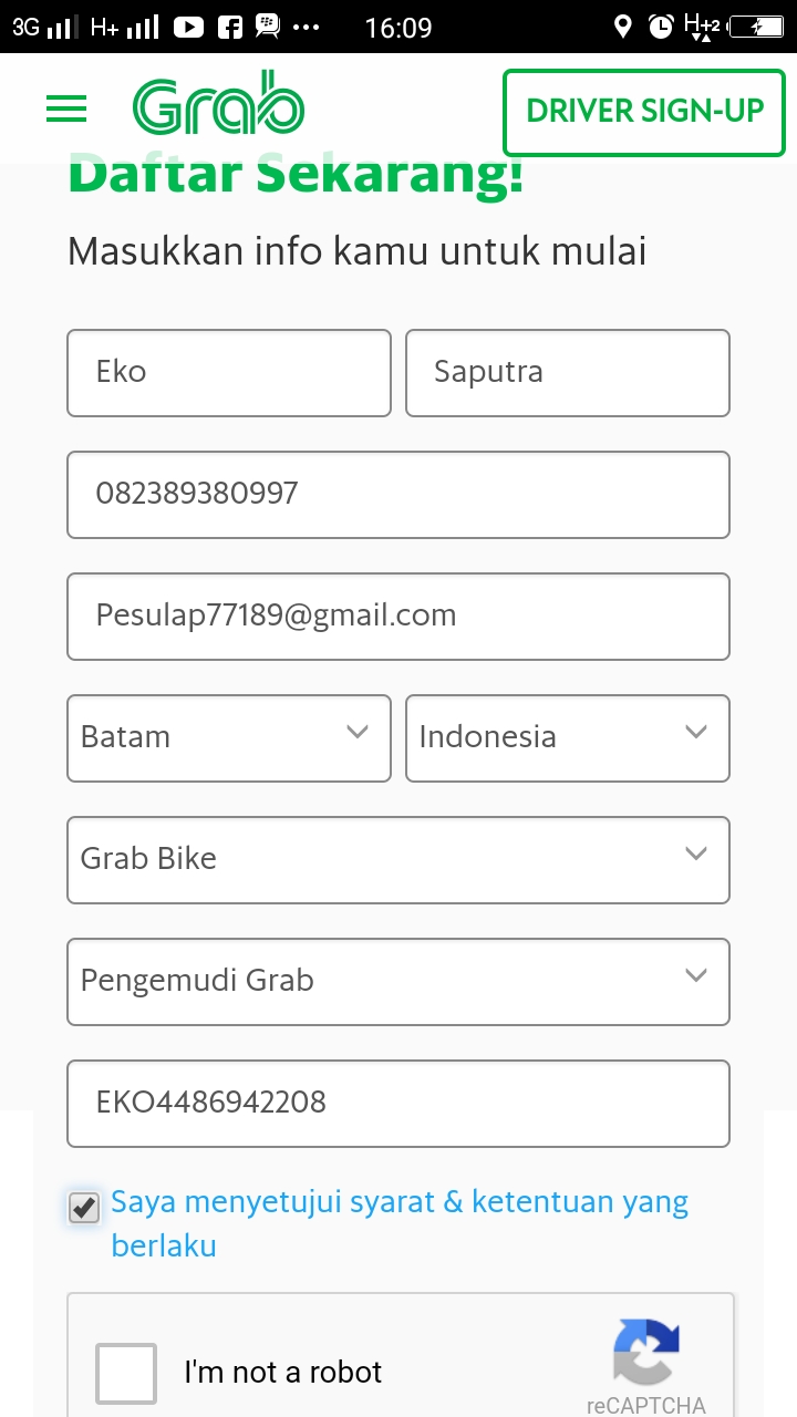 Cara daftar Grab | grab bike | grab car | grab food