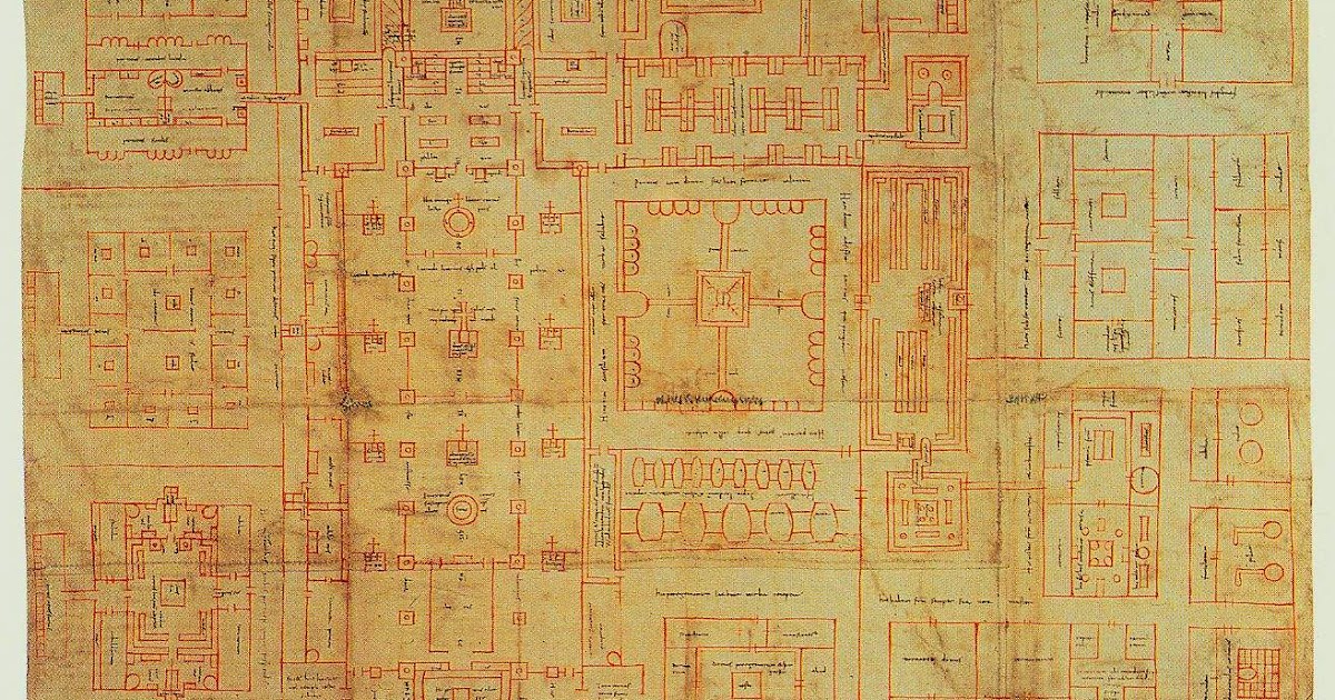 Daily Medieval: The Plan of St. Gall