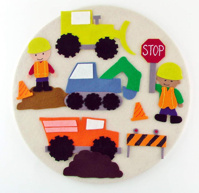 Flannel Board Fun: Construction Set