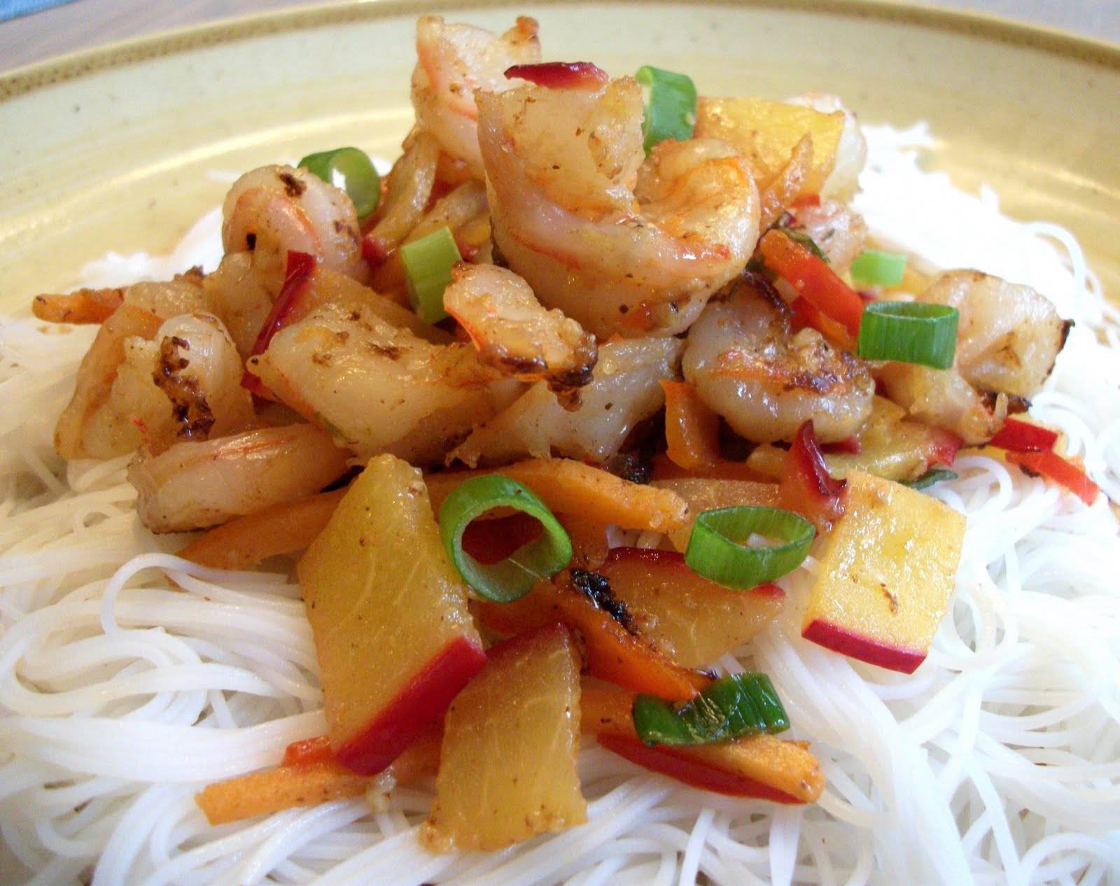 What's Cooking With Melissa?: Sweet Spiral Shrimp with Rice Noodles