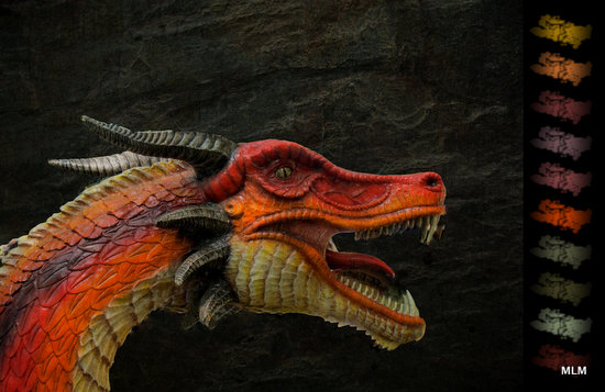 Sweet Leaf Notebook: Beyond Layers Day 50 : Dragon Color Board