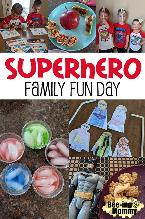 Superhero Themed Family Fun Day