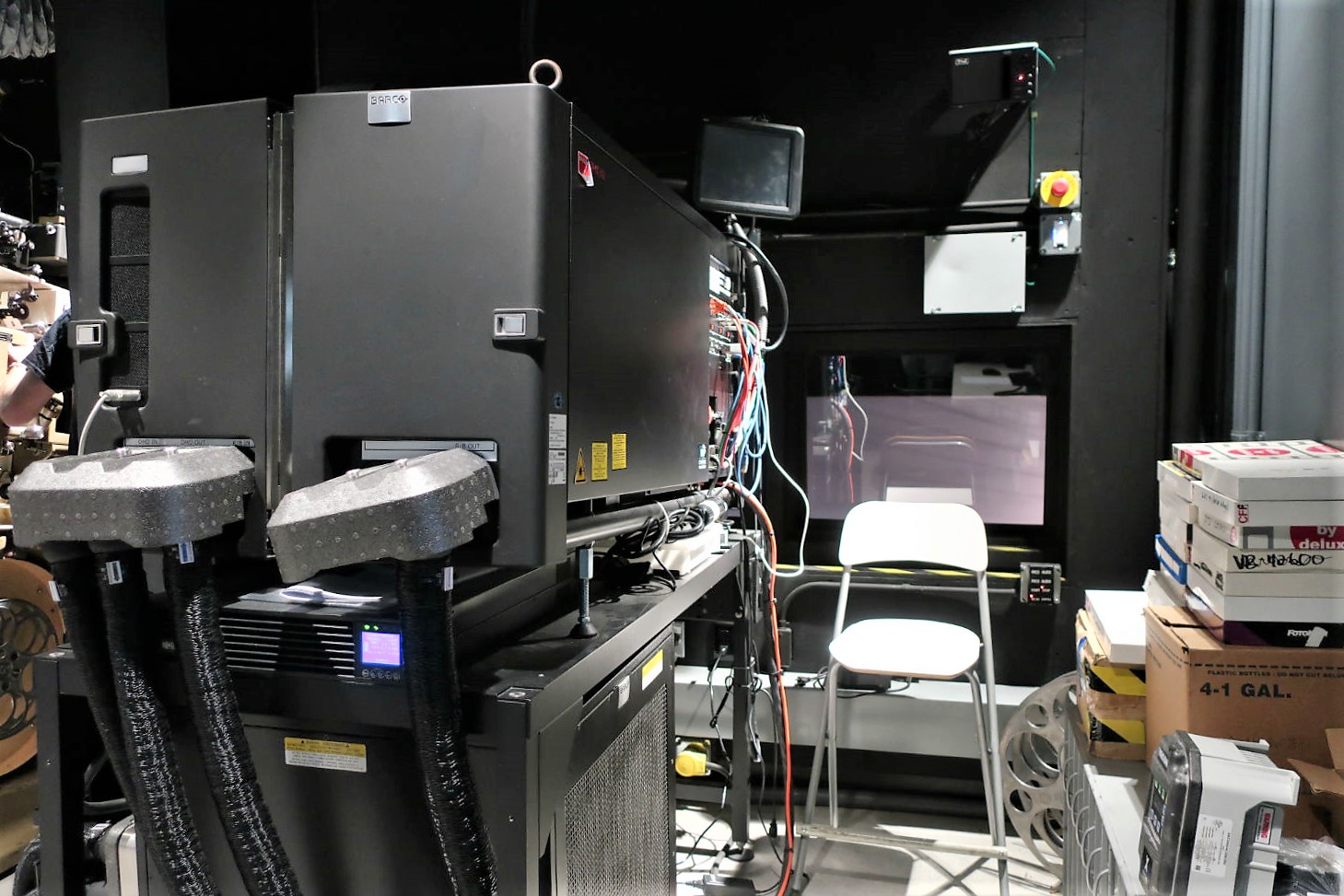 Los Angeles Theatres: Egyptian Theatre: projection booth