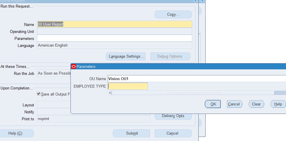 Oracle Application's Blog: How to enable a Parameter based on another parameter in oracle apps