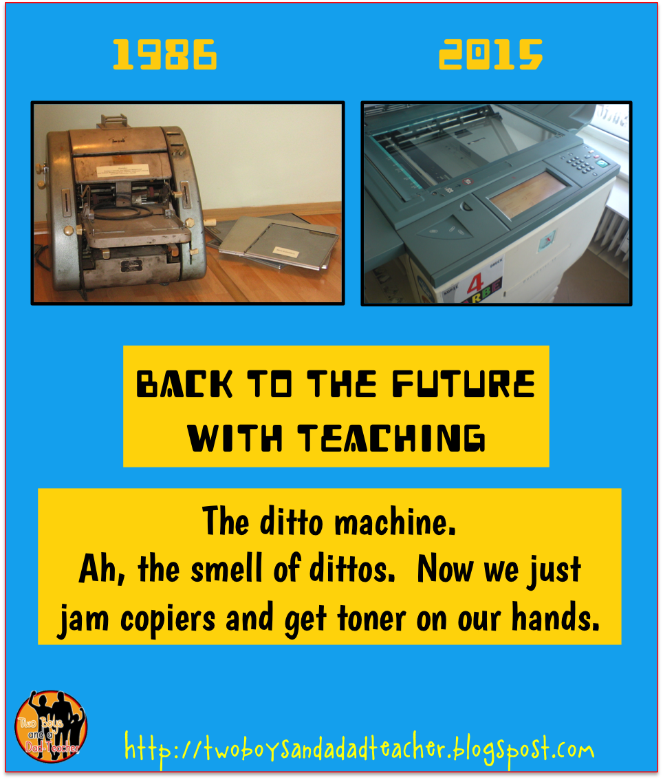Back to the Future with Teaching - Two Boys and a Dad