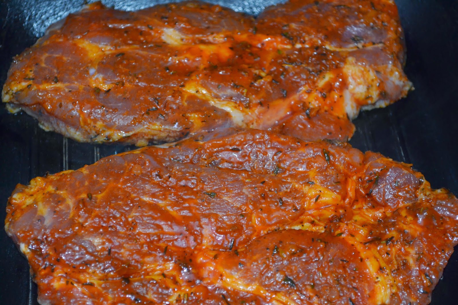 Cartofi la cuptor cu ceafa de porc marinata - Bioretete