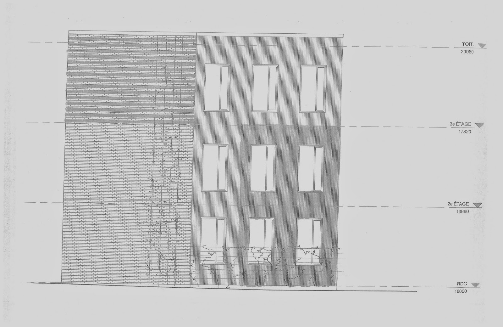 Ideas for Brick Architecture: Stretcher Bond Patterns for Brick facing ...